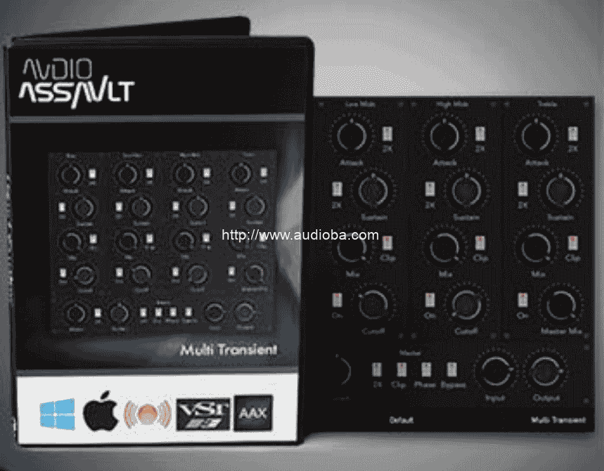 [多频段动态控制器]Audio Assault Multi Transient v1.7 [WiN, MacOSX]（95Mb ...